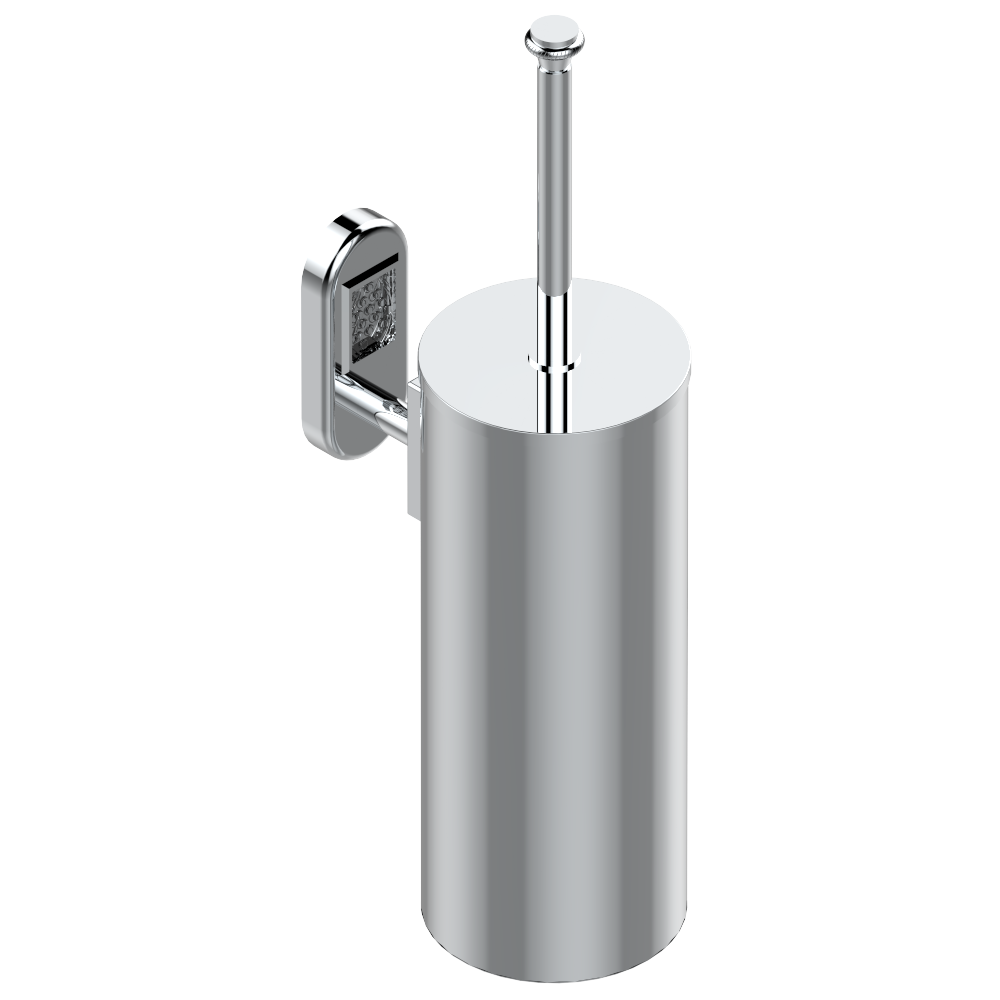 Pot à balai mural en métal, avec balai et couvercle | A2J-4720C ...