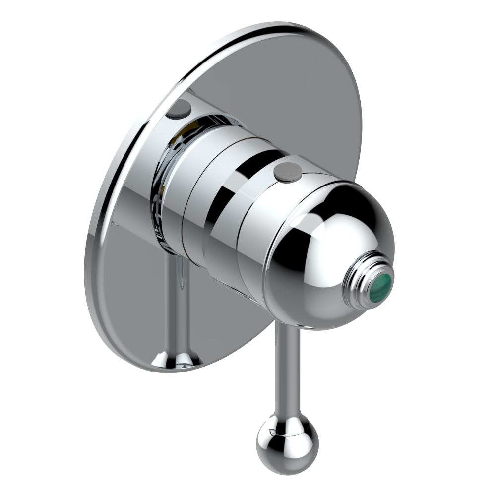 Trim only for wall shower mixer | A1V-6540B — Sully Malaquita — THG