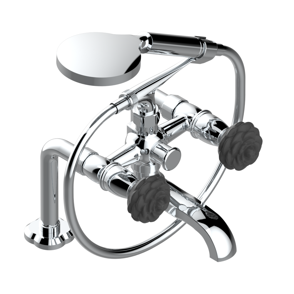 Exposed tub filler with cradle handshower, deck mounted | U5K-13G/US ...