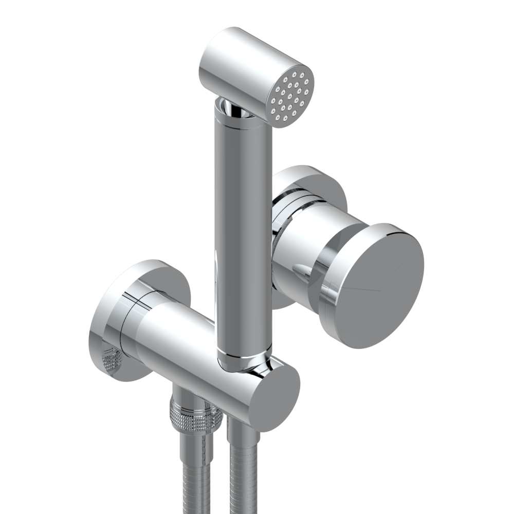 Handheld spray bidet with mixing valve, hose, elbow/hook | G7V-5840/MUS ...