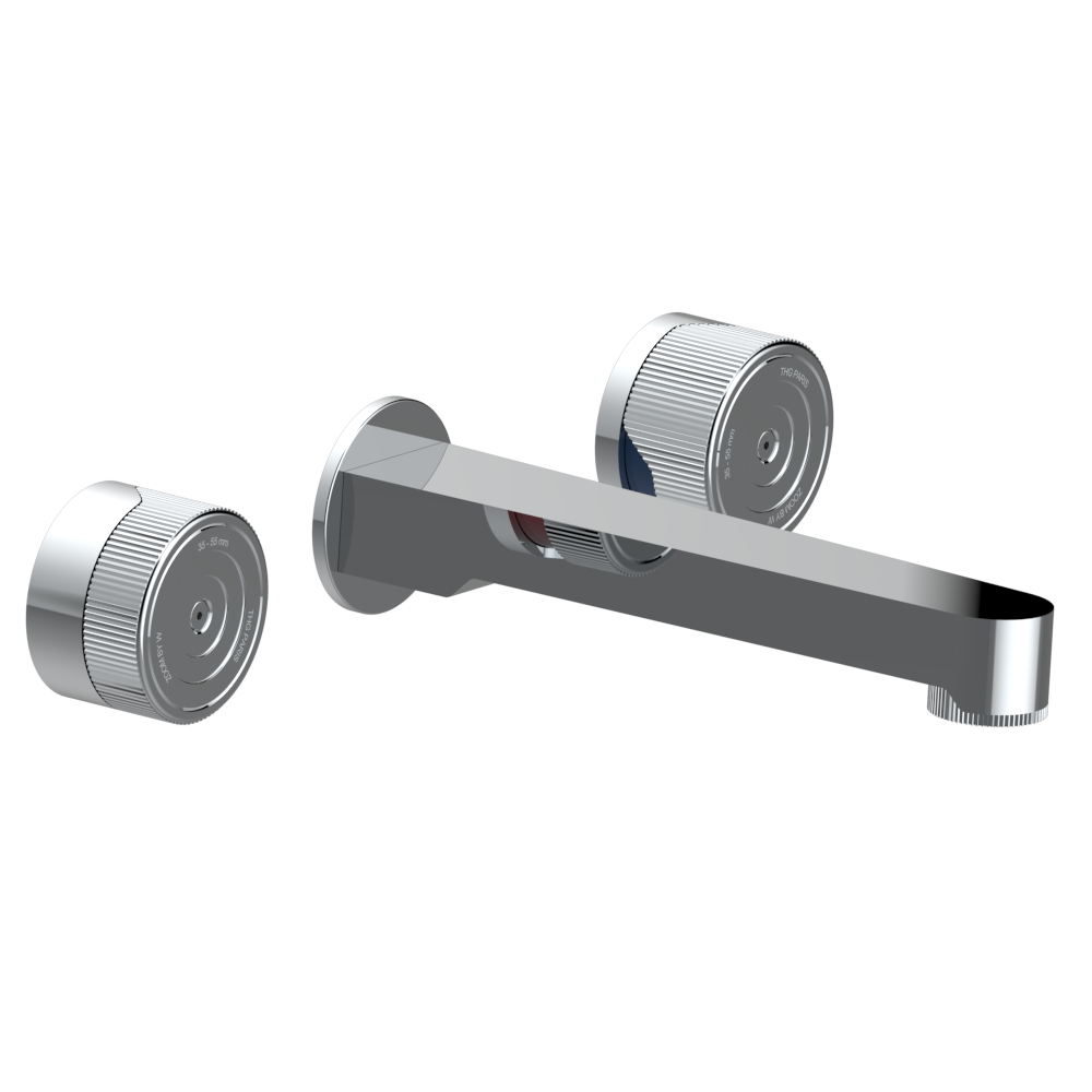 Trim for wall mounted 3-hole bath set only | U4J-41GB — Zoom.5 — THG