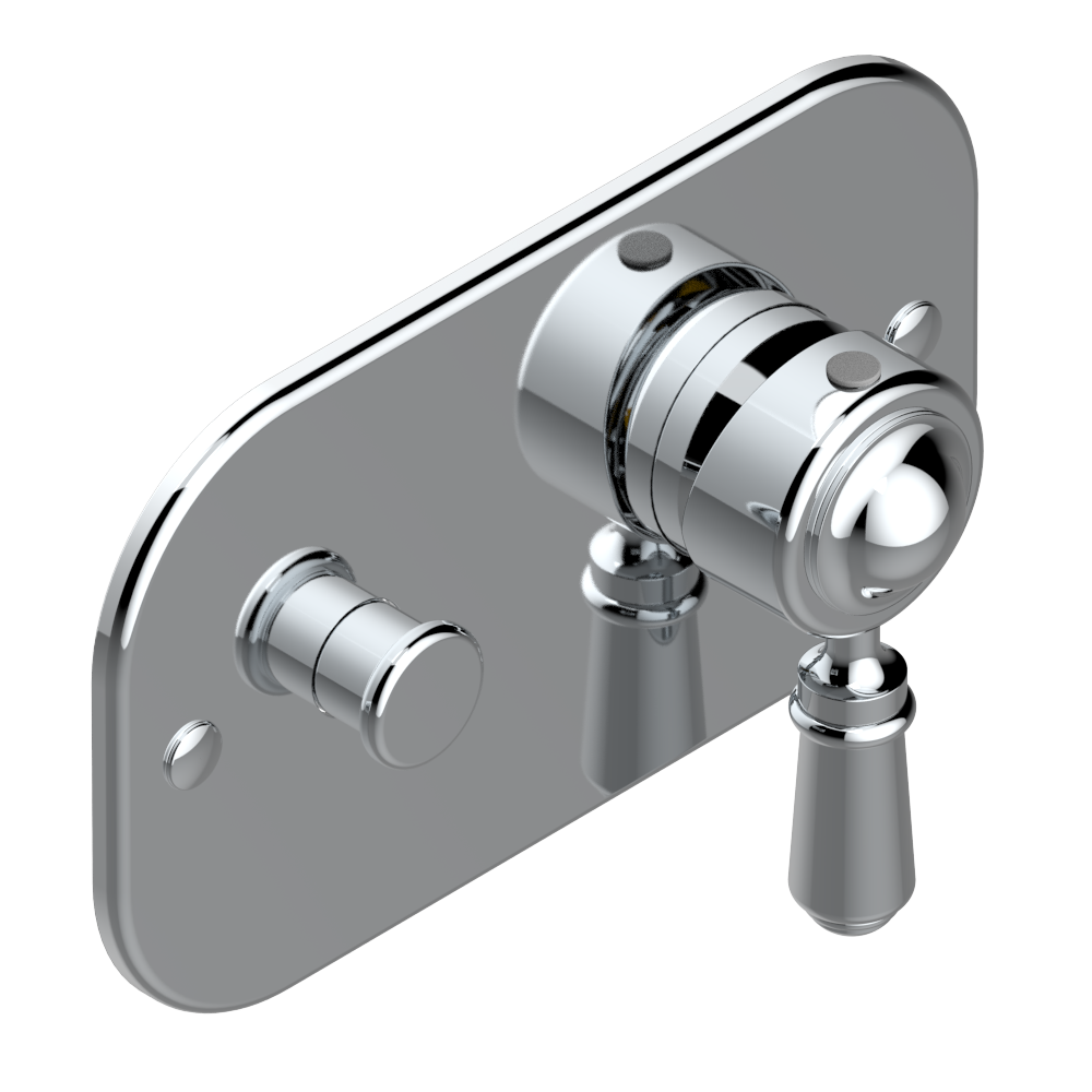 Trim only for wall shower mixer with diverter | G3M-6550B — 1900 with ...